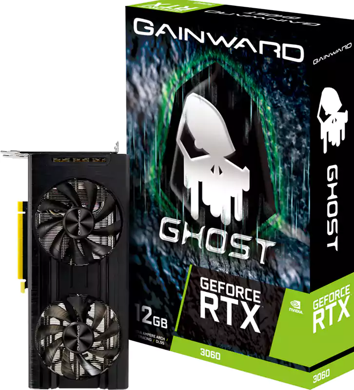 Gainward NVIDIA GeForce RTX 3060 Ghost Graphics Card, 12GB, GDDR6 ...