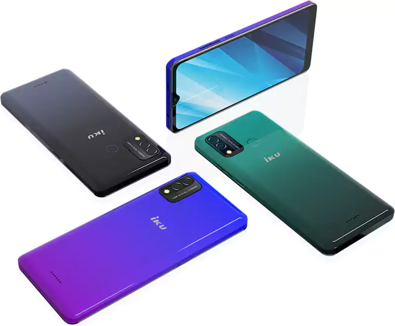 IKU A35 Dual SIM Mobile, 32GB Internal Memory, 2GB RAM, 4G Network, Green Elghazawy Shop