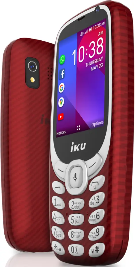 IKU V400 Dual SIM Mobile, 4GB Internal Memory, 512MB RAM, 4G LTE ...