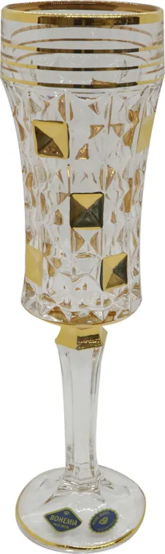 A set of diamond cups, gilded cubes Elghazawy Shop