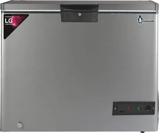 Penguin Chest Deep Freezer, Defrost, Silver, ES290 Elghazawy Shop