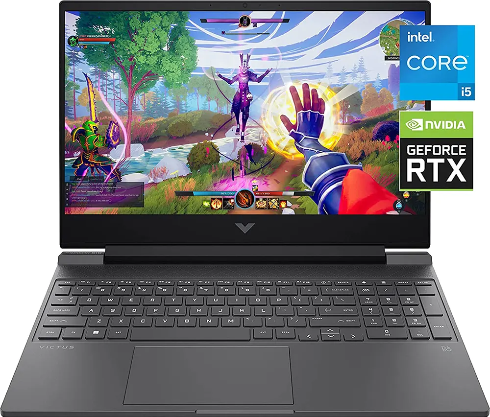 HP Victus 15-FA0025NR Gaming Laptop, Intel® Core™ i5-12500H, 12th Gen ...