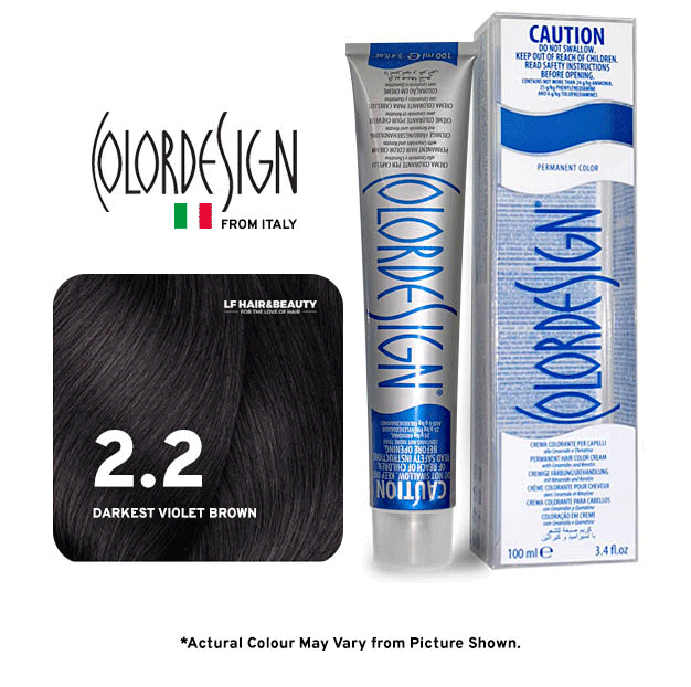 Color Design Permanent Hair Color 8.3 Light Golden Blonde 100ml ...