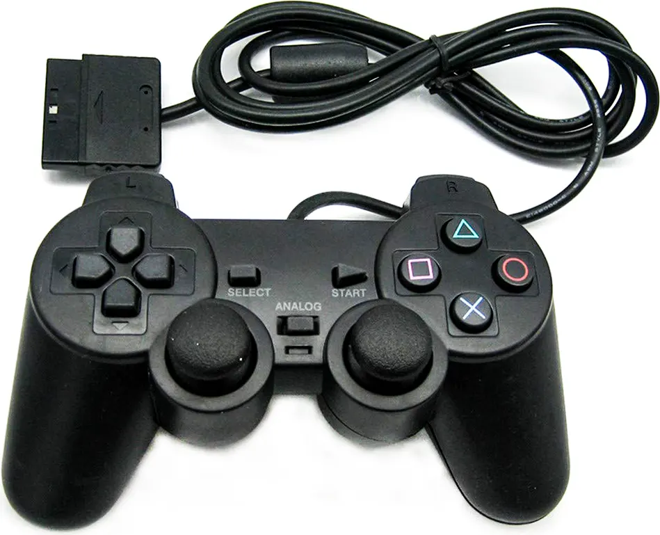 PlayStation 2 Game Controller, Black Elghazawy Shop