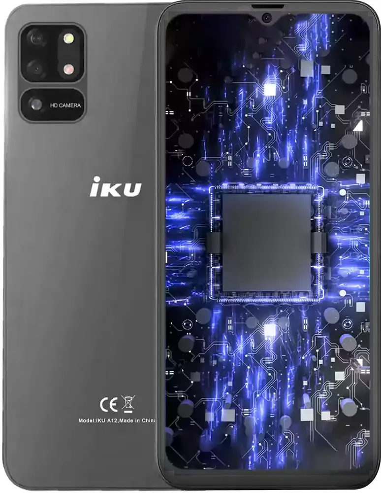 موبايل أي كيه يو A12 ثنائي الشريحة ، ذاكرة داخلية 64 جيجابايت ، رامات 4 جيجا بايت ، رمادي الغزاوي