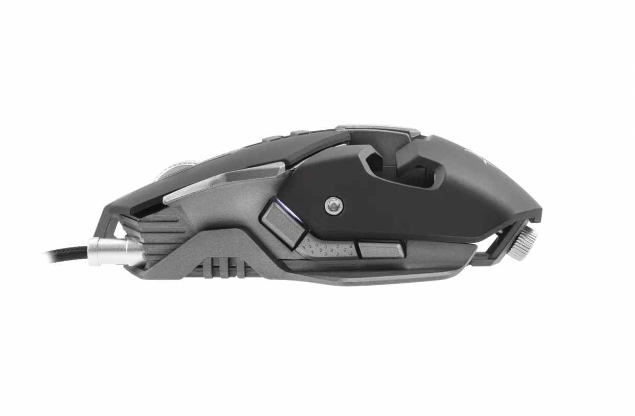 White Shark Gaming Mouse, Wired, 4800 DPI, Black, SHAKA ZULU-MO257 ...
