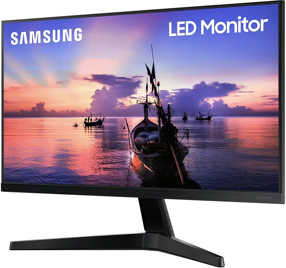 Computer LED Monitor Samsung 24 Inch, FHD, 75Hz, LF24T350FHMXEG ...