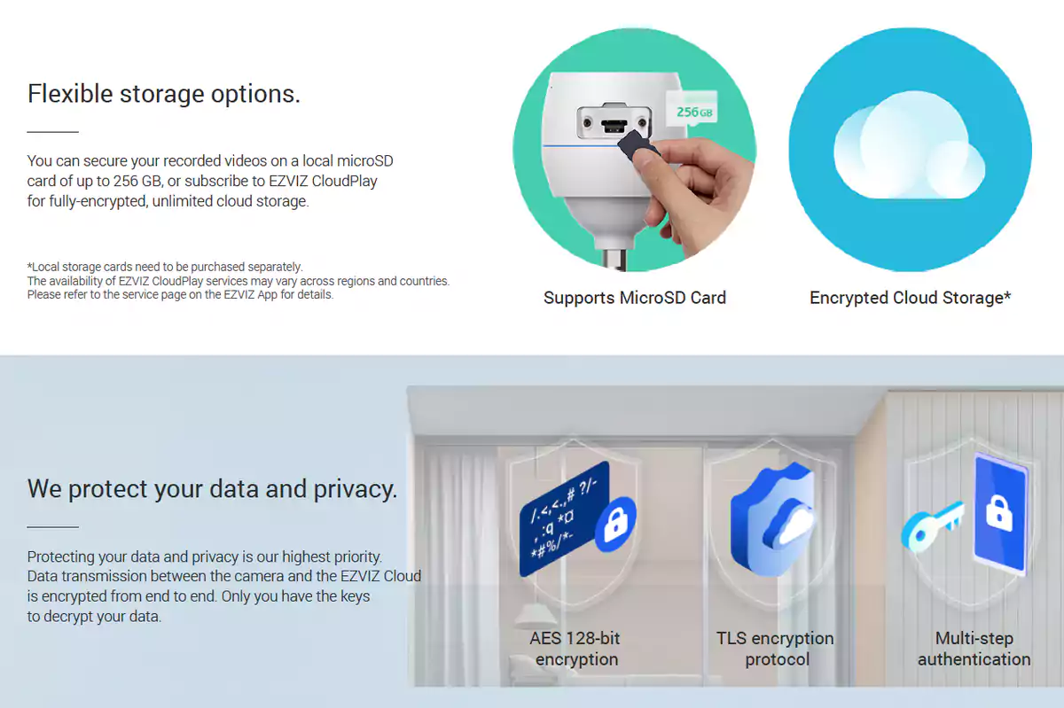 Azviz Outdoor Security Camera, 2MP, Wi-Fi, 1080p Full HD, CS-C3TN ...