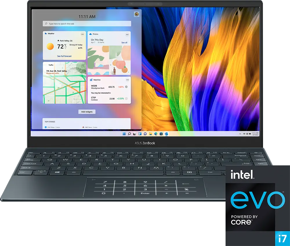 ASUS Laptop Zenbock 13 UX325EA-OLED007W, Intel® CoreTM i7-1165G7 ...