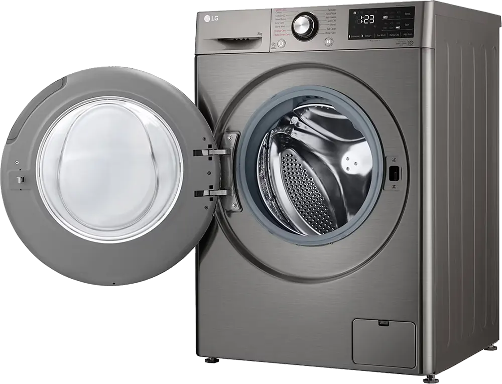 LG Full Automatic Washing Machine, Front Load, 8 kg, 1400 RPM, Inverter ...