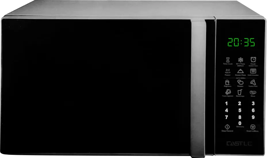 Castle Microwave, 30 Liter, Digital With Grill, 900 Watt, Silver, MW9030 Elghazawy Shop