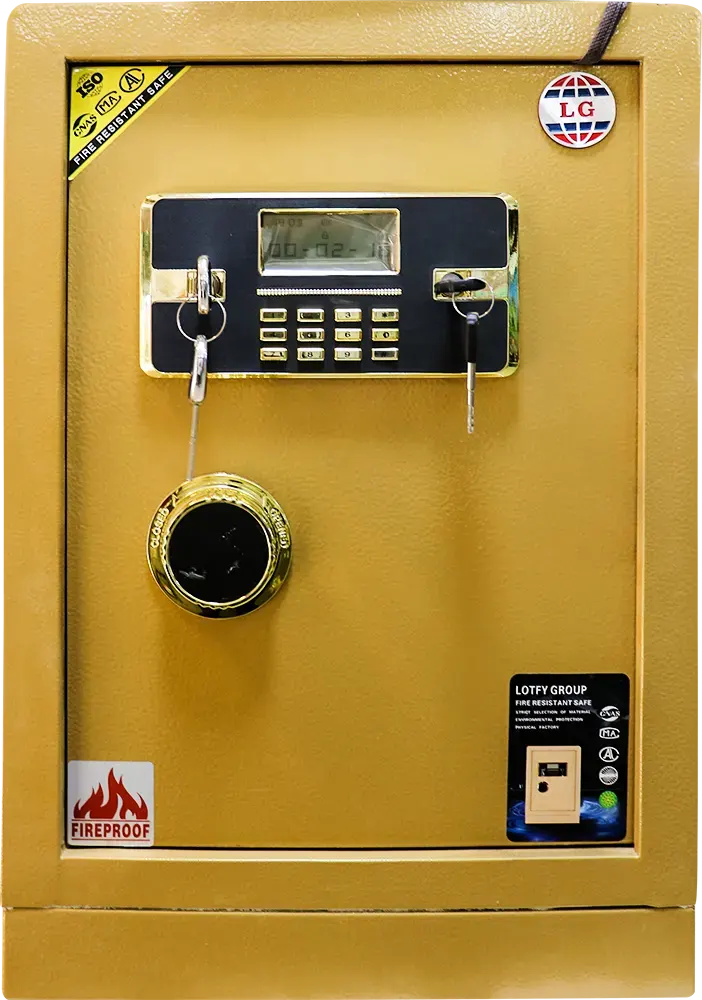 LG safe, digital, 2 Locks, gold, AP 70 Elghazawy Shop