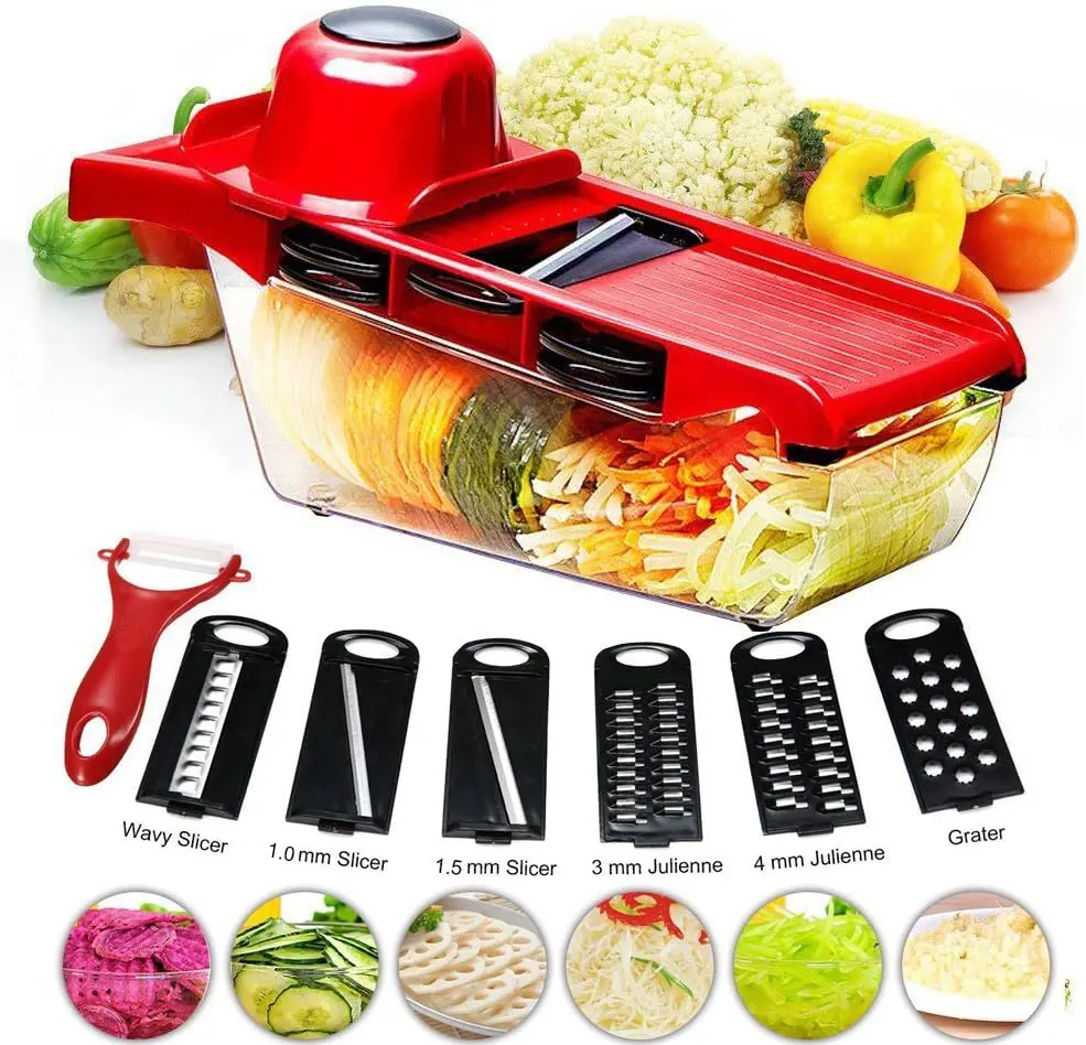 Versatile Slicer Vegetable Slicer - Red Elghazawy Shop