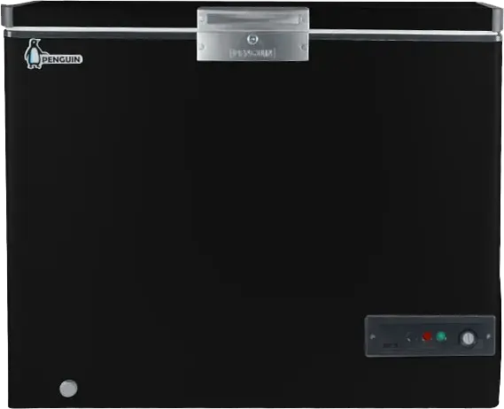 Penguin Chest Freezer, Defrost, Energy Saver, Stainless, Black, ES290 ...