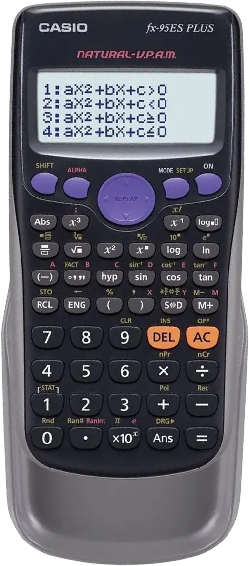 Casio Scientific Calculator, 274 Functions, Black, fx-95ES PLUS ...