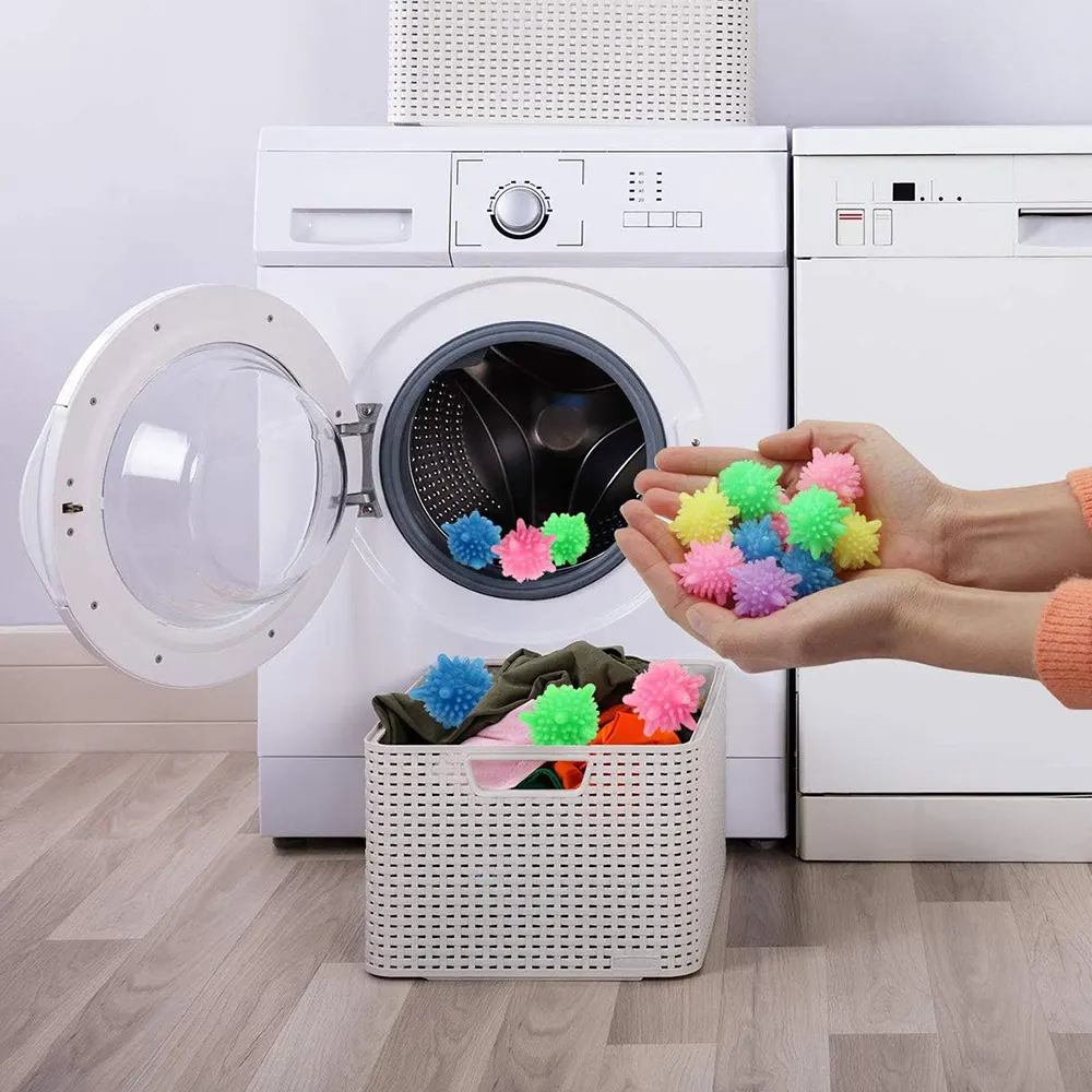 Reusable silicone laundry balls to prevent tangling of clothes - colors ...