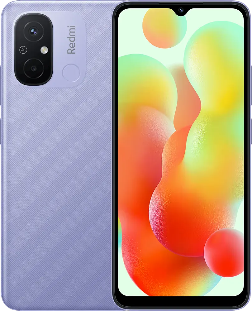 REDMI 12C Dual SIM, 128GB Memory, 6GB RAM, 4G LTE, Lavender Purple ...