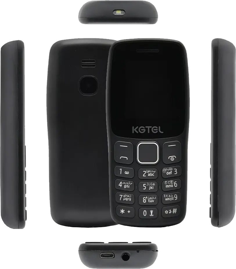 موبايل كي جي تيل KG106، ثنائي الشريحة ،ذاكرة داخلية 64 ميجابايت،رامات 32 ميجابايت ، شبكة الجيل ...