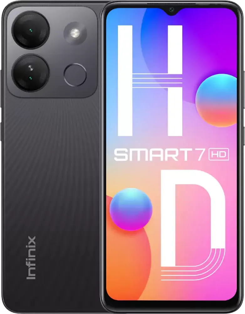Infinix Smart 7 HD Dual SIM Mobile,64GB Memory, 2GB RAM, 4G LTE, Ink ...