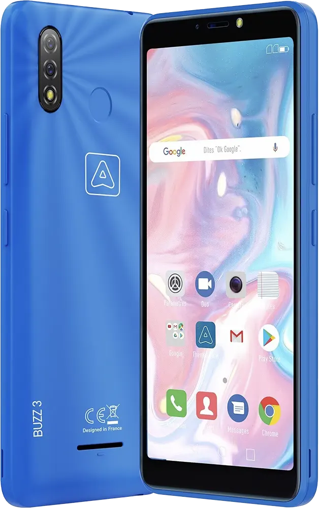Ace BUZZ 3 Dual SIM, 32GB Memory, 2GB RAM, 3G LTE, Blue Elghazawy Shop