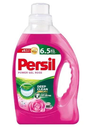 Persil Power Gel for white and colored clothes, rose scent, 3.25 litres ...