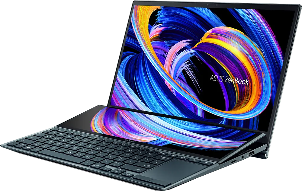 ASUS LAPTOP Asus Zenbook Duo UX482EGR-HY007W Intel Core i7-1195G7, 16GB ...