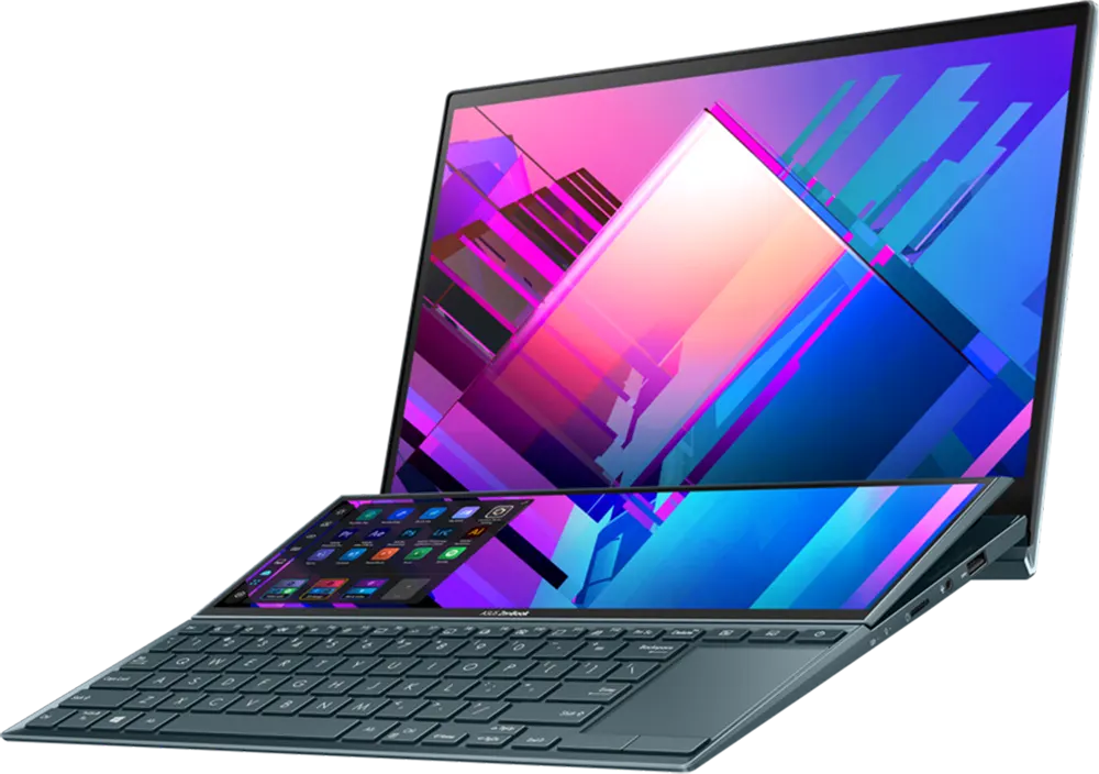 ASUS LAPTOP Asus Zenbook Duo UX482EGR-HY007W Intel Core i7-1195G7, 16GB ...