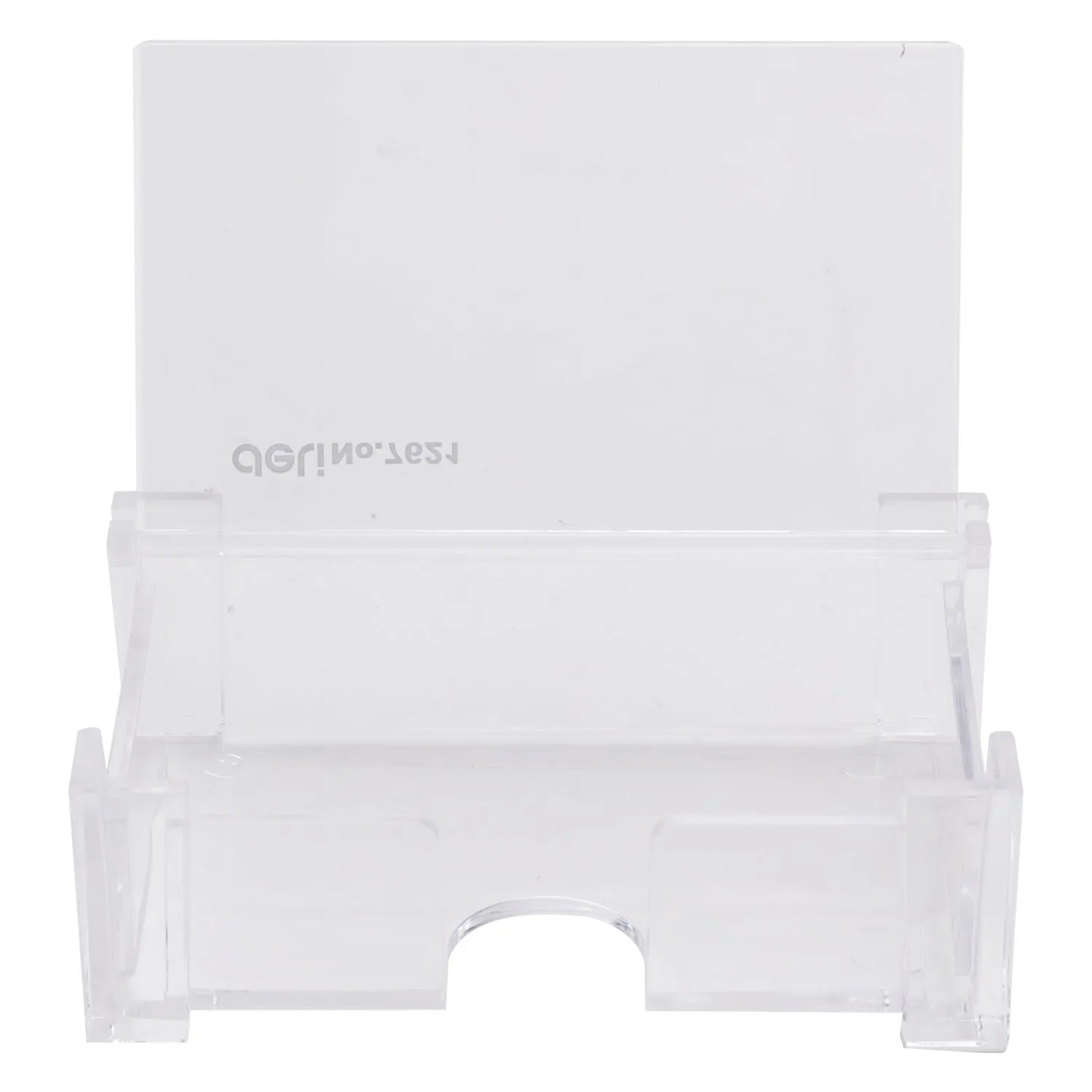 Deli card holder, plastic, transparent, E7621 Elghazawy Shop