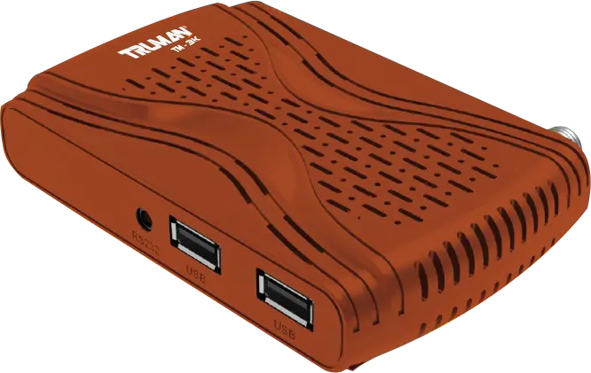 Truman Mini Receiver, 8000 Channels, 4K Resolution, Red, TM-3K ...