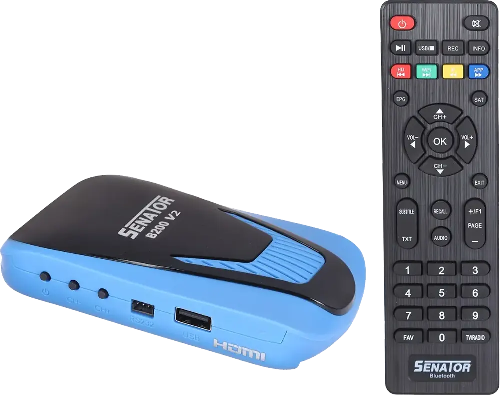 Senator Receiver, 8000 Channels, FHD Resolution, Blue, B200 V2 ...