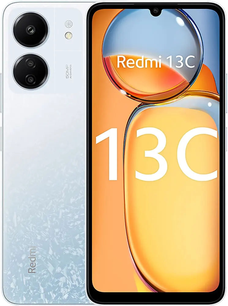 REDMI 13C Dual SIM, 128GB Memory, 6GB RAM, 4G LTE, Glacier White ...