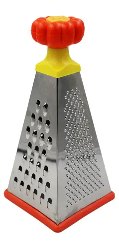 Stainless pyramid grater with plastic base Elghazawy Shop