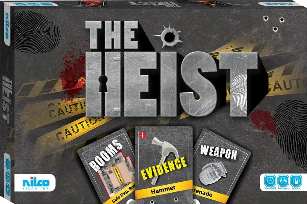 The Heist Nilco Card Board Game, 21 Cards Elghazawy Shop