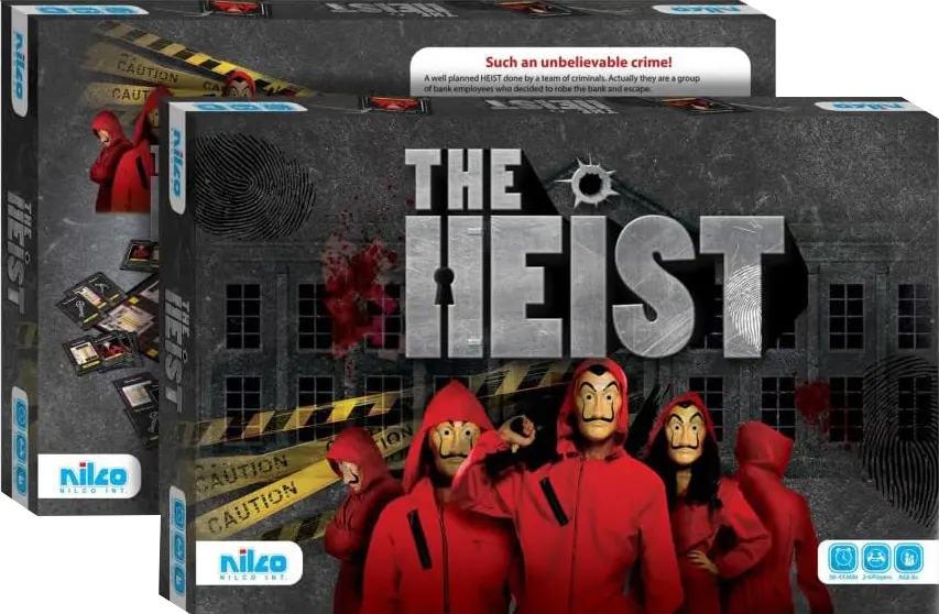 The Heist Nilco Card Board Game, 21 Cards Elghazawy Shop