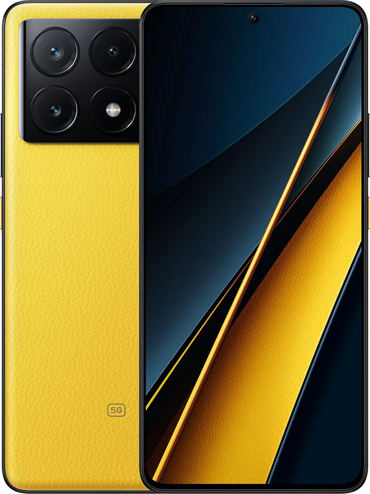 Poco X6 Pro Dual SIM, 512GB Memory, 12GB RAM, 5G, Yellow Elghazawy Shop