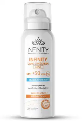 Infinity care sunscreen mist SPF 50 120ml Elghazawy Shop