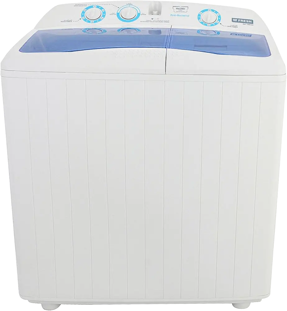 Fresh Jumbo Half-Automatic Washing Machine, 10 Kg, 2 Tub, Stainless ...