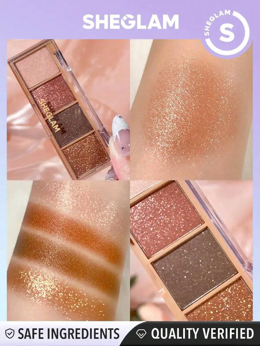 SHEGLAM ESSENTIAL SQUARE EYESHADOW SERENDIPITY 4C Elghazawy Shop