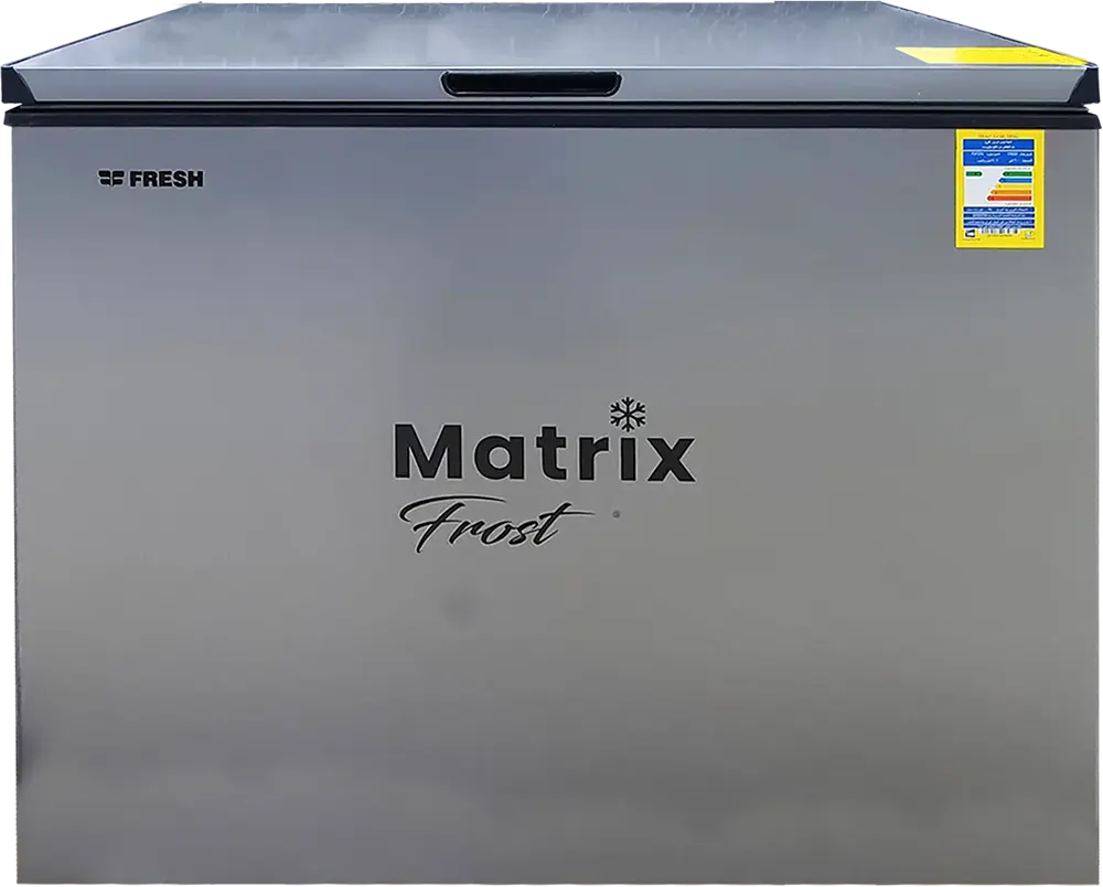 Fresh Matrix Frost Chest Freezer, Defrost, 400 Liters, Silver, FDF-400 ...
