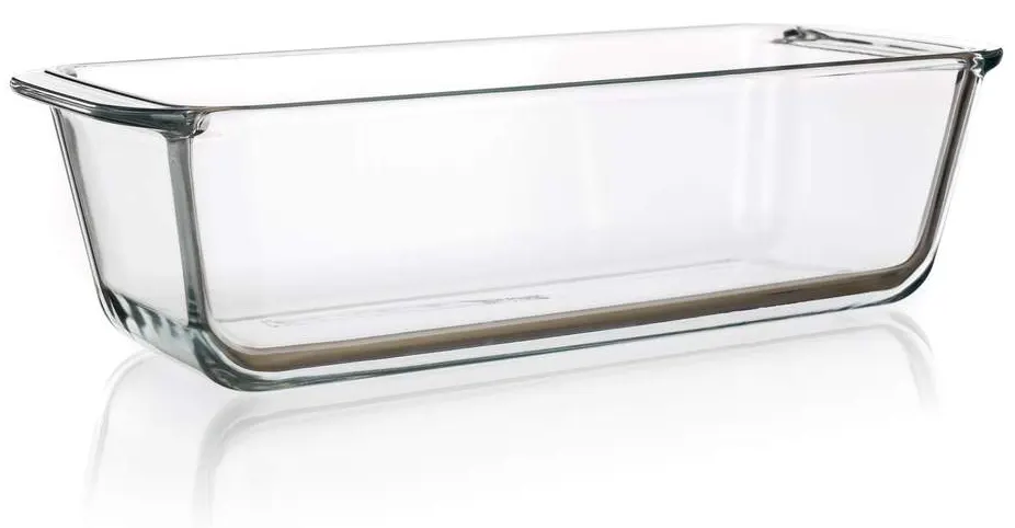 Simax Rectangular Pyrex Cake Casserole, 1.5 Liter, Clear Elghazawy Shop