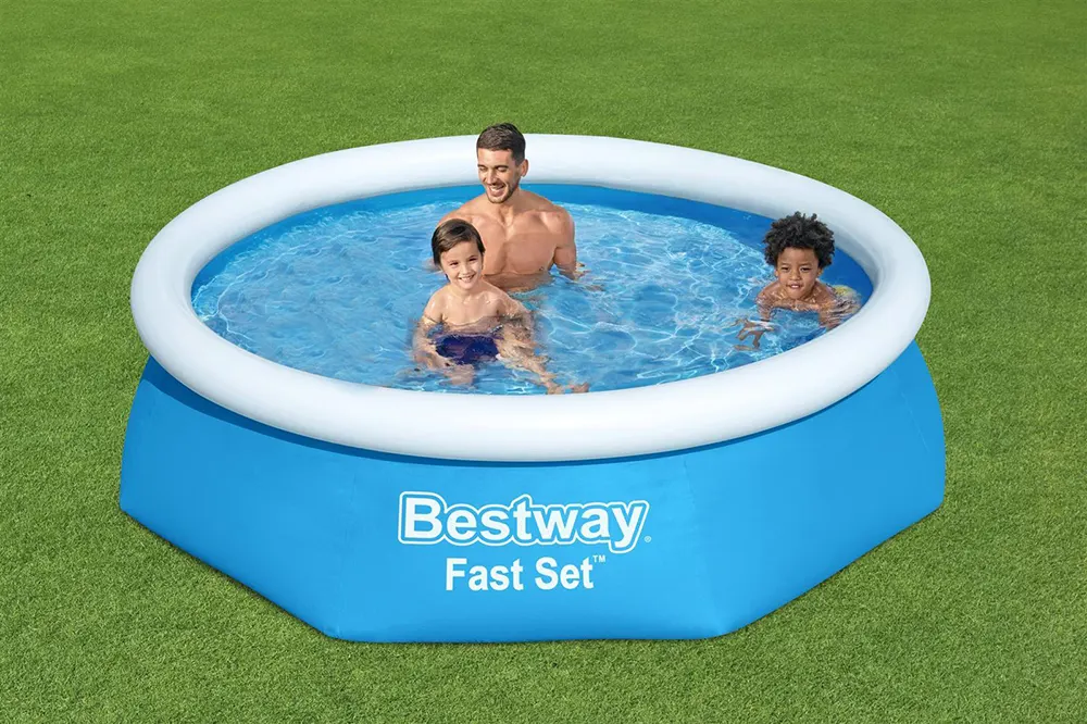 Bestway Round Inflatable Pool, 244 cm x 61 cm, Blue, 57448 Elghazawy Shop