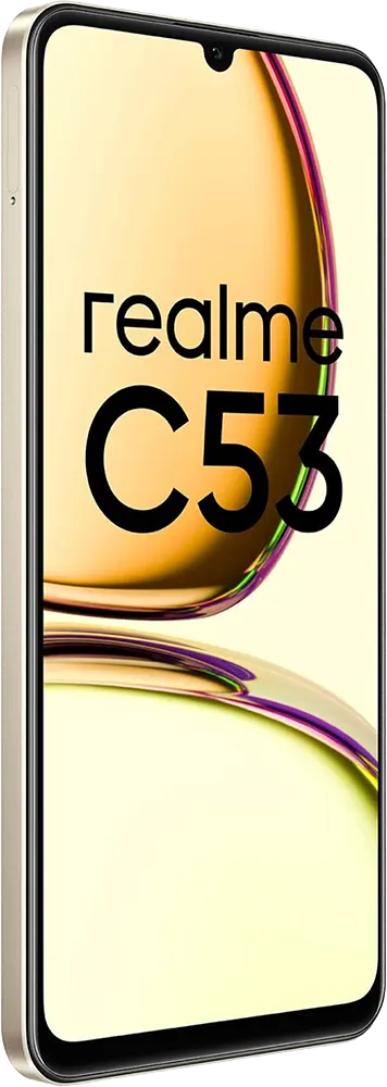 Realme C53 Dual SIM Mobile Phone , 128GB Memory, 6GB RAM, 4G LTE, Champion Gold Elghazawy Shop