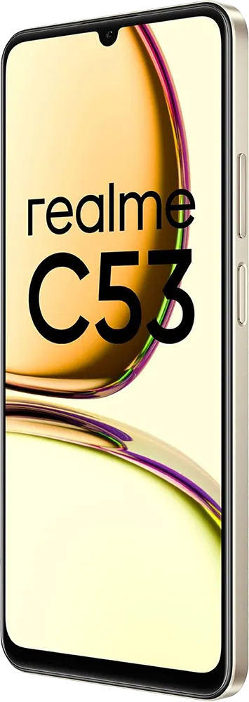 Realme C53 Dual SIM Mobile Phone , 128GB Memory, 6GB RAM, 4G LTE, Champion Gold Elghazawy Shop
