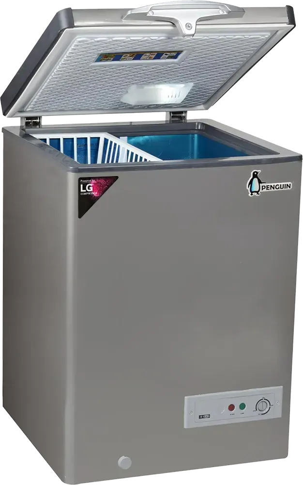 Penguin Chest Freezer, Defrost , 171 Liter , LG Motor , Inner Stainless ...