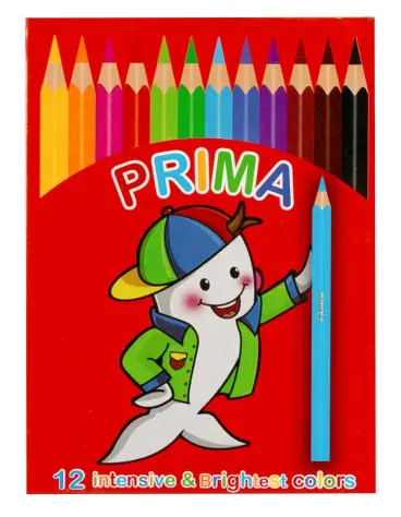Prima wooden color box, 12 short colors, multiple colors Elghazawy Shop