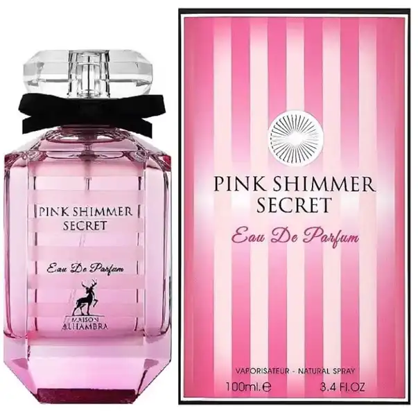 Pink Shimmer Secret by Maison Alhambra for Women EDP 100ML Elghazawy Shop