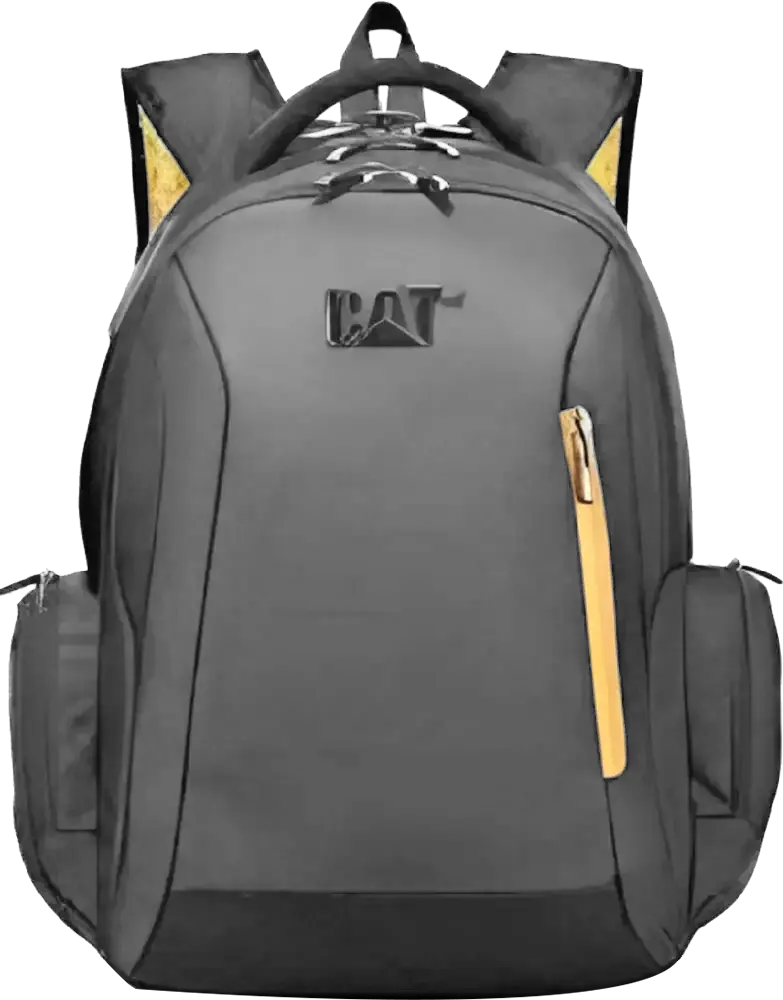 CAT Laptop Backpack, 15.6 Inch, USB Port, Grey, KH303 Elghazawy Shop
