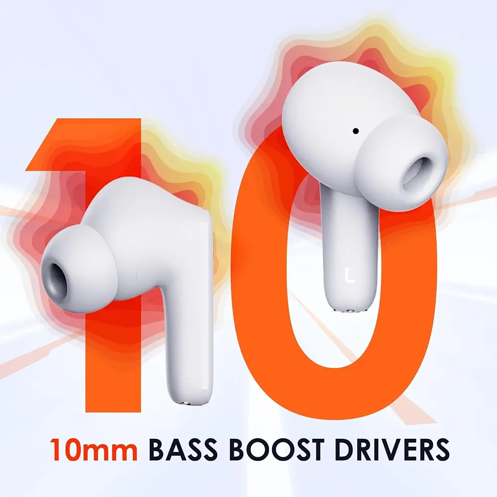 Itel Earbuds T11, Bluetooth 5.3, Water resistant, 400mAh Battery, Touch ...