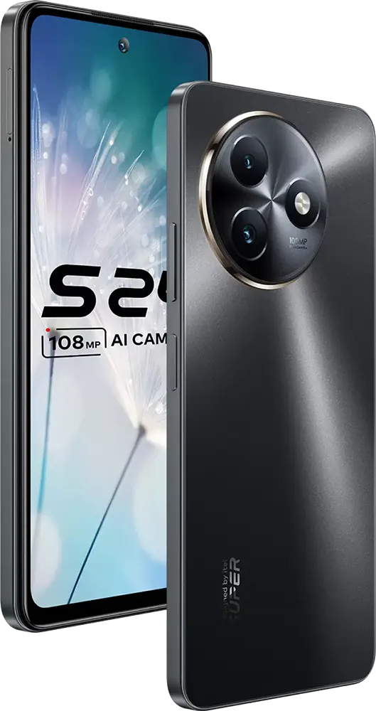 ITEL S24 Dual SIM Mobile, 256GB Memory, 8GB RAM, 4G LTE, Starry Black ...