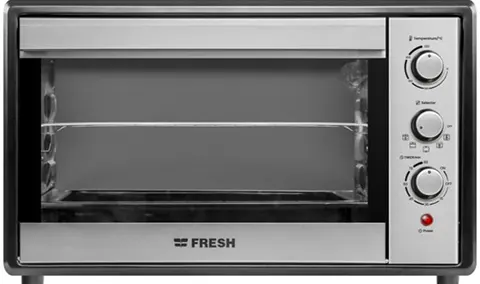 Fresh Electric Oven , 48 Liters , 2000 Watts , Grill , Fan , Black , FR ...